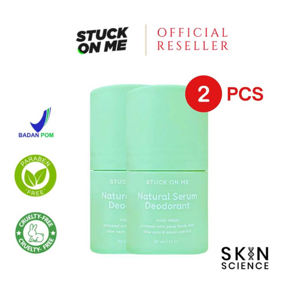 Jual STUCK ON ME Deodorant Paket Combo Isi 2 pcs Strong / Normal Serum ...