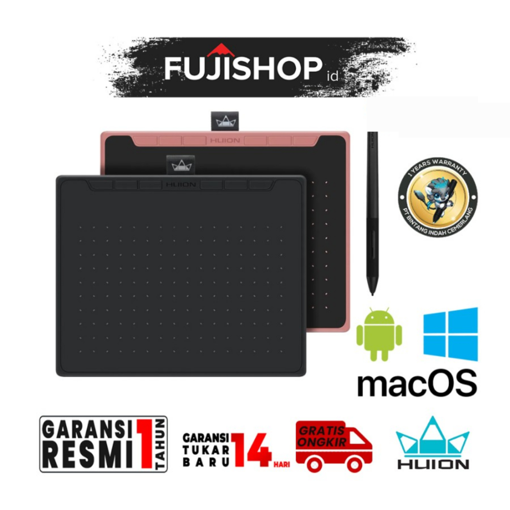 Jual Huion RTS 300 Drawing Pen Tablet Garansi Resmi | Shopee Indonesia