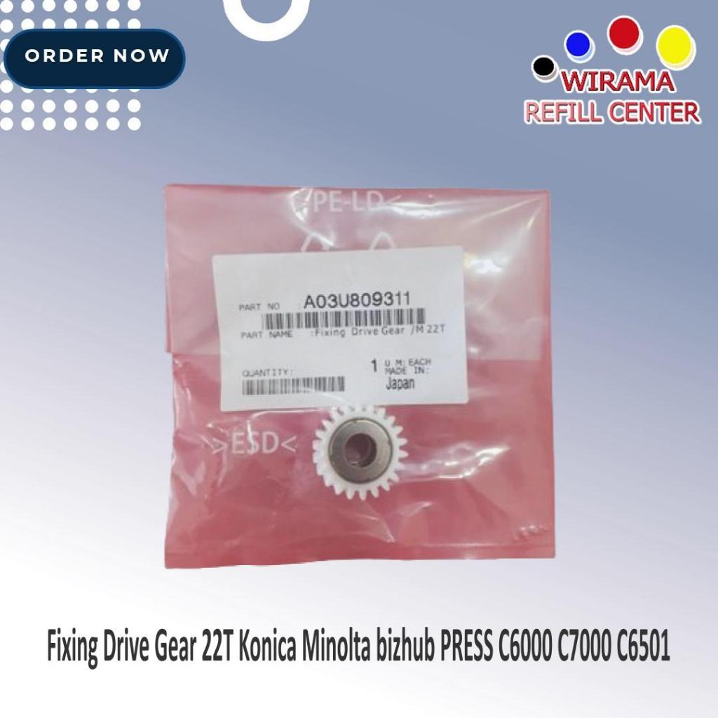 Jual Fixing Drive Gear 22T Konica Minolta bizhub PRESS C6000 C7000 ...