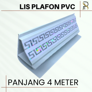 Jual Lis Plafon PVC Warna Putih Motif Silver (SP 32) | Shopee Indonesia