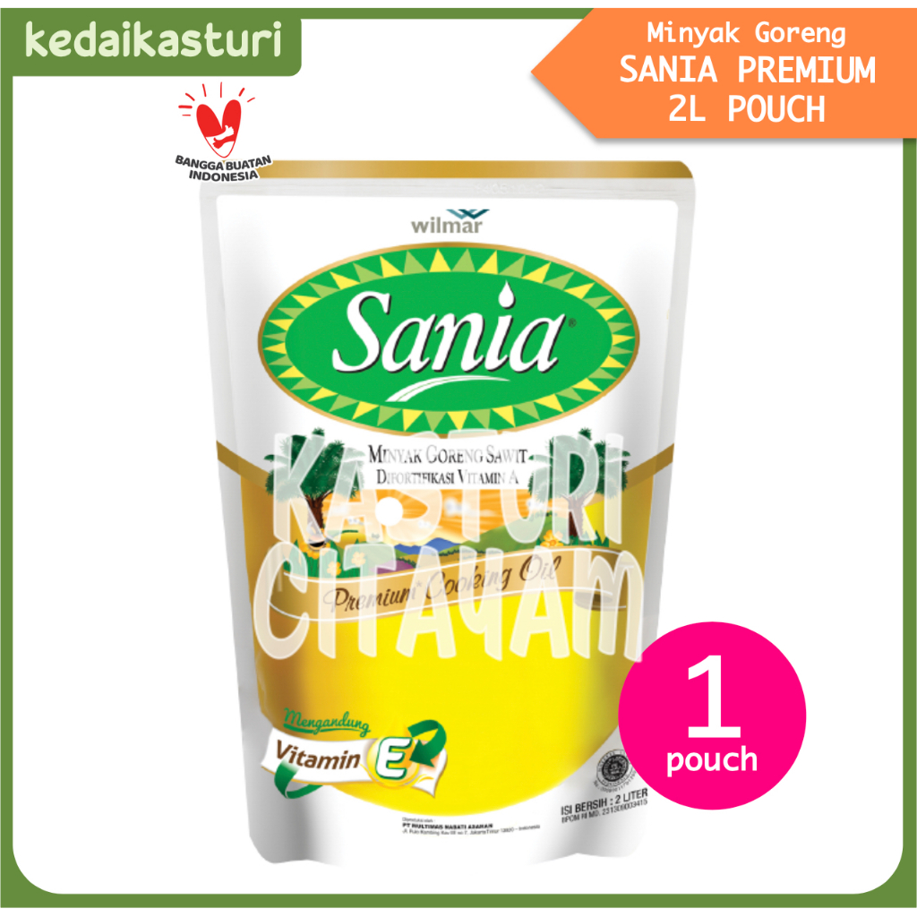 Jual Sania Premium 2 Liter Minyak Goreng [1 Pouch] | Shopee Indonesia