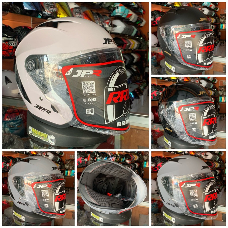 Jual helm jpx jpr rr15 dengan kaca silver lebih keren/ helm jpx jpr ...