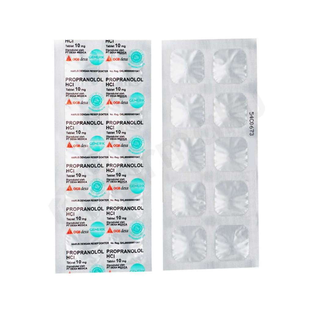 Jual PROPRANOLOL 10MG 1 STRIP 10 TABLET (Gen-Dexa) | Shopee Indonesia