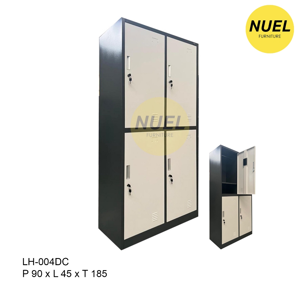 Jual Loker Besi / Locker Besi / Kabinet Besi / Loker Besi 4 Pintu | Shopee Indonesia