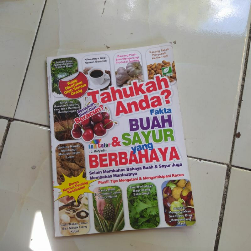 Jual Tahukah Anda Fakta Buah & Sayur Yang Berbahaya | Shopee Indonesia Jual Tahukah Anda Fakta Buah & Sayur Yang Berbahaya | Shopee Indonesia