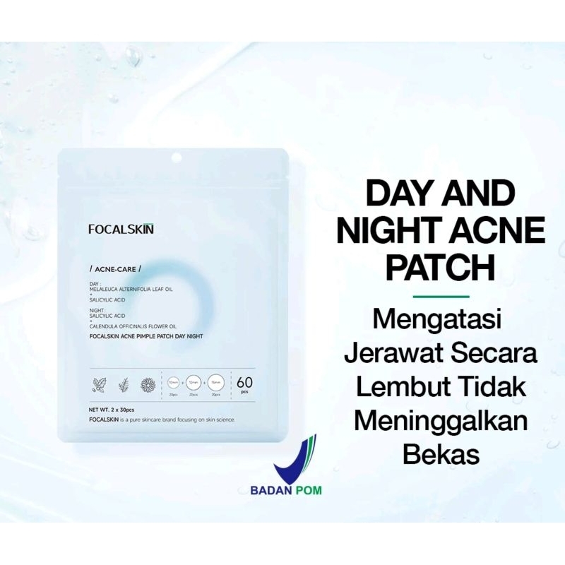 Jual FOCALSKIN Acne Pimple Patch Day Night | Shopee Indonesia