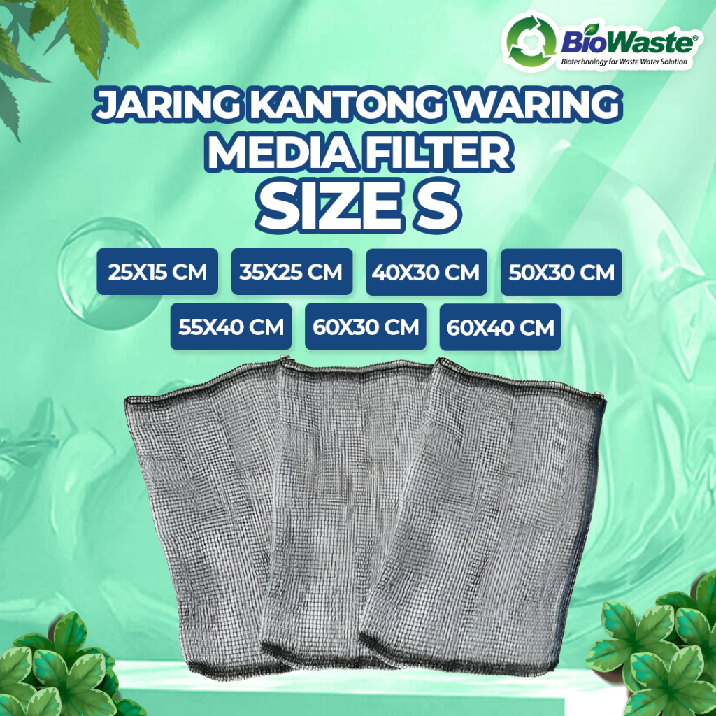 Jual Fishco Kantong Jaring Media Filter Ikan Waring Lokal | Shopee ...