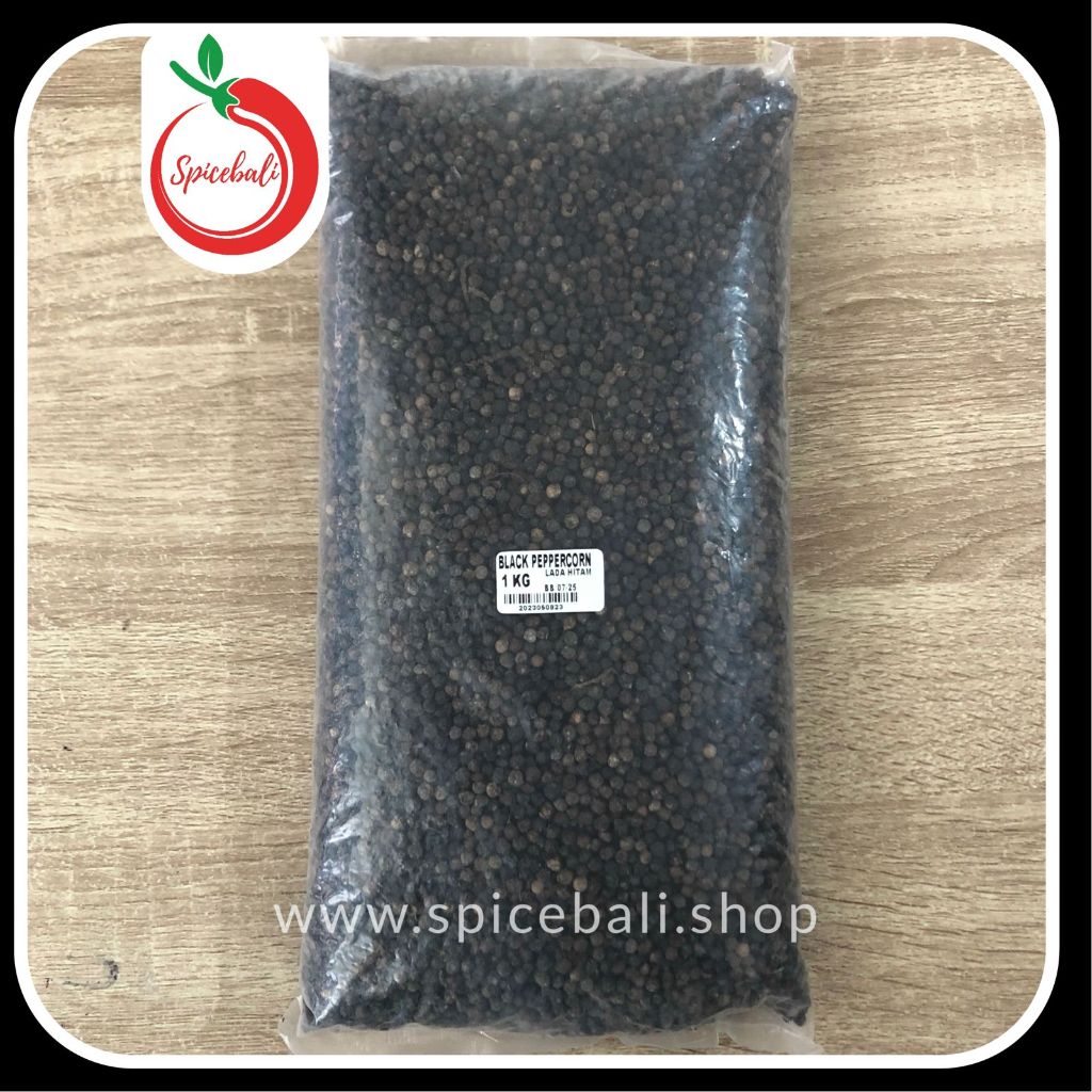 Jual Merica Hitam Butir Utuh 1 kg / Black Peppercorn 1 kg / Lada Hitam ...