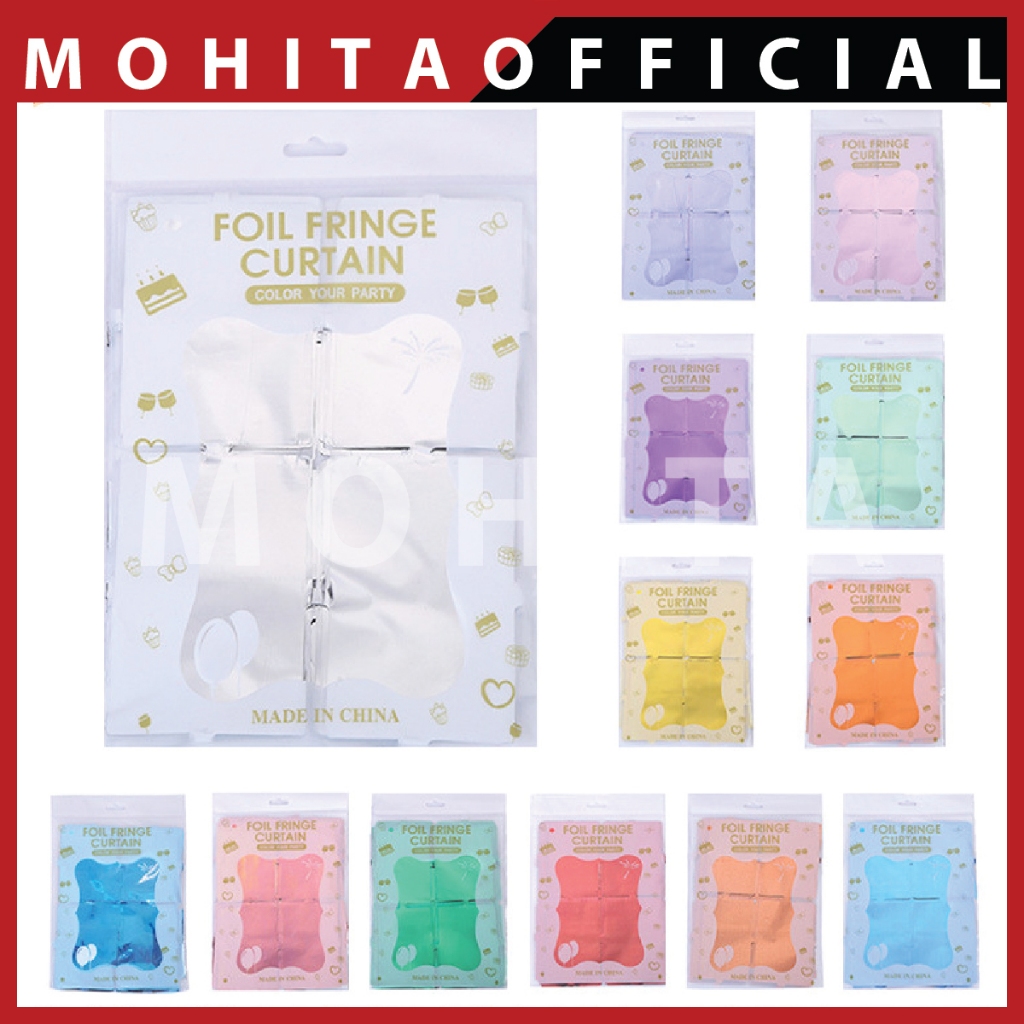 Jual tirai rumbai/tirai kotak/tirai ulang tahun/tirai foil ulang tahun ...