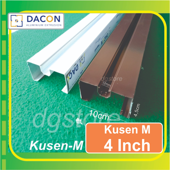 Jual 60569 Kusen M Aluminium 4 Inchi Polos Kusen Dengan Lobang Untuk ...