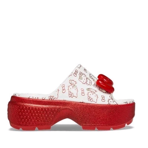 Jual CROCS X HELLO KITTY STOMP SLIDE UNISEX - PUTIH | Shopee Indonesia