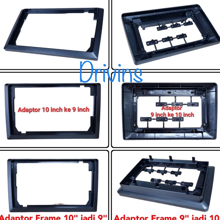 Jual tP Frame Adaptor Head Unit Double Din Android Head Unit 9 Inch ke ...