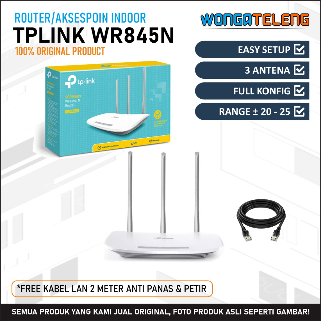 Jual Tp-Link WR-845N Antena/Ap Indoor | Shopee Indonesia