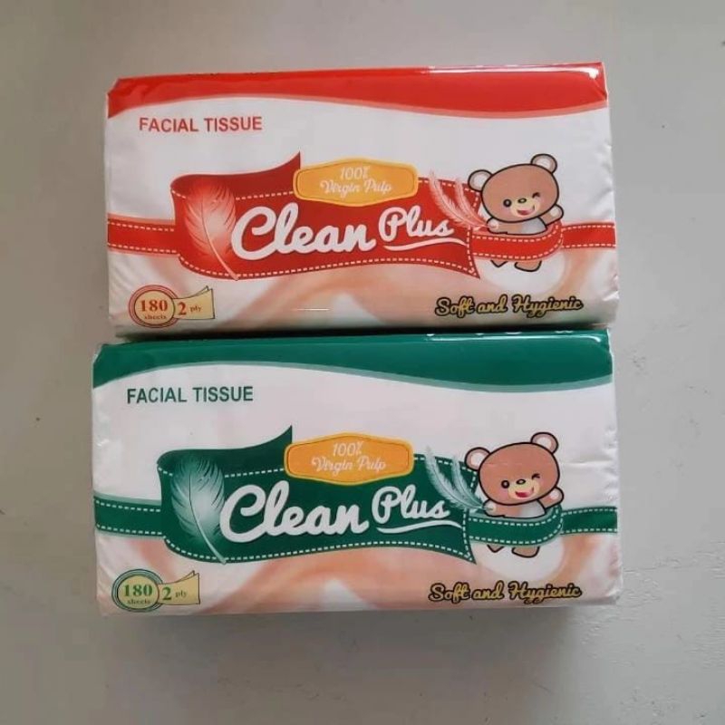 Jual Tisu Clean Plus 180 Sheets/ 2Ply - Tissue Facial,Wajah Mungka ...