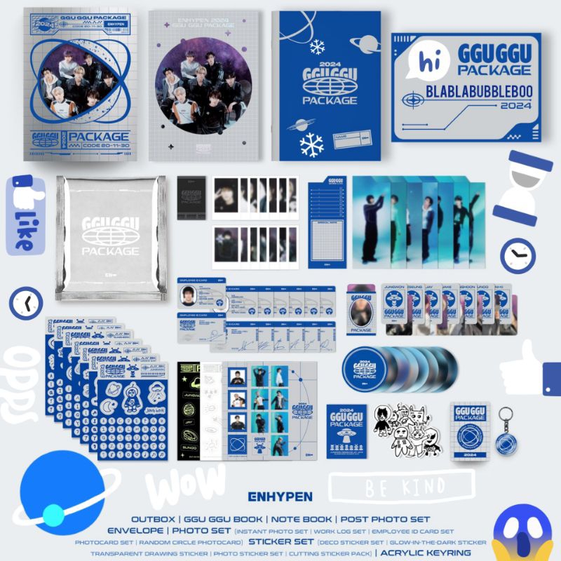Jual [ OPEN SHARING & .D.P. PO FULLSET ] ENHYPEN GGU GGU PACKAGE 2024 WEVERSE KOREA WITH BENEFIT ...