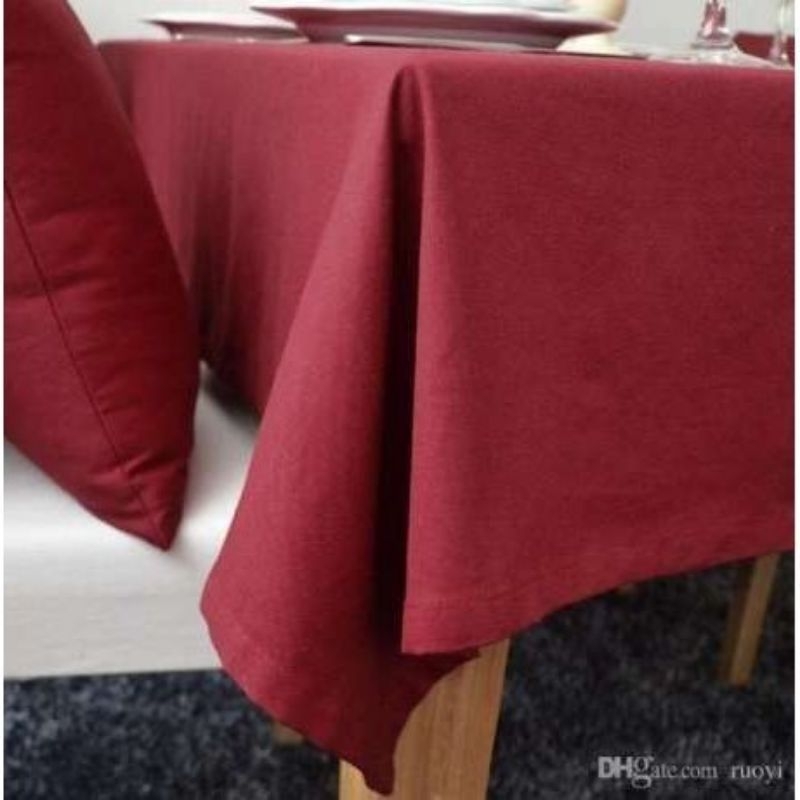 Jual Taplak meja makan custom ukuran II Full cotton ukuran custom ...