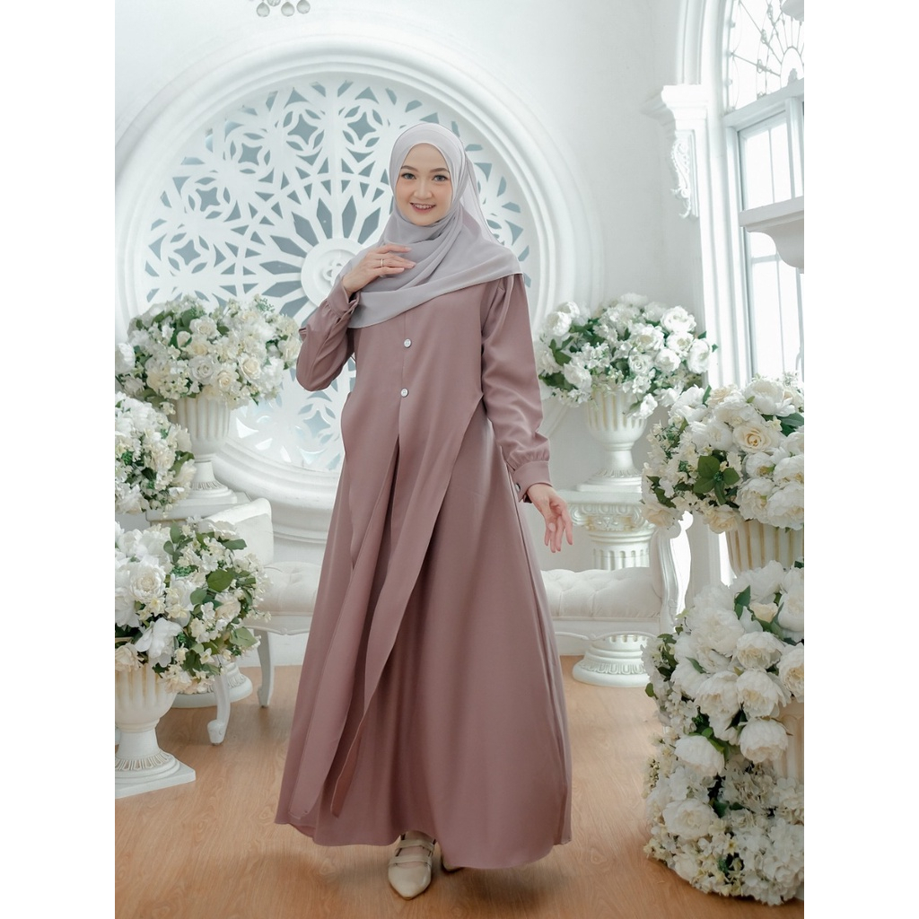 Jual Fit n Chic - Mecca Dress Gamis Muslim Remaya Murah Viral | Casual ...