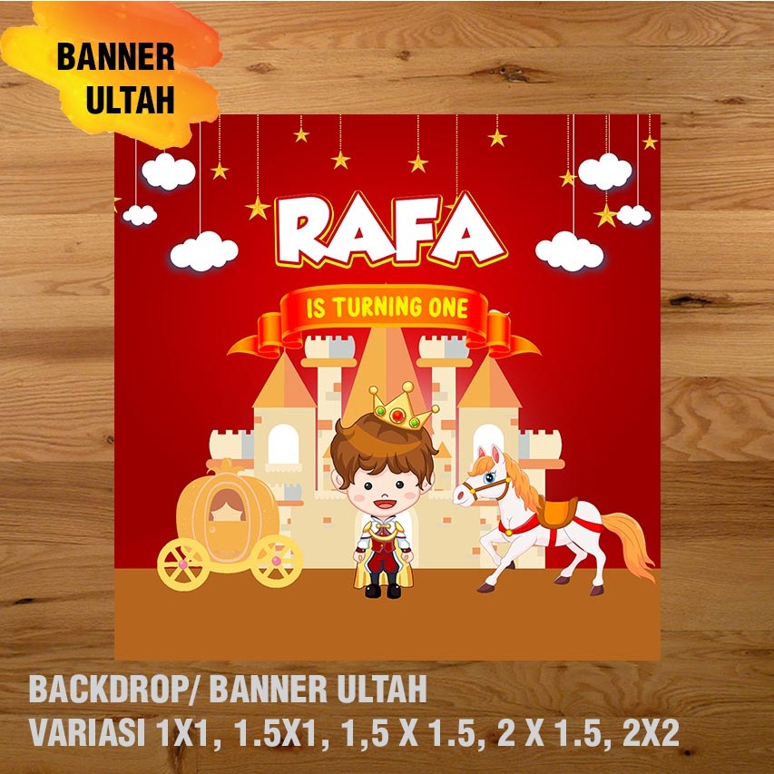 Jual ISTANA KERAJAAN Castle BANNER/ BACKDROP/ SPANDUK ULANG TAHUN UL ...