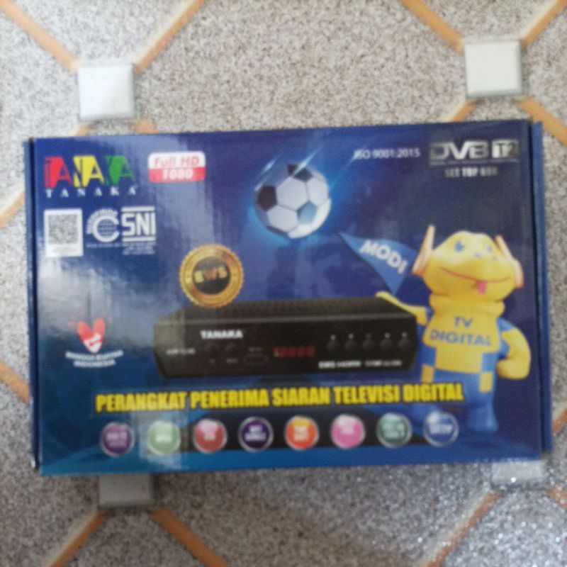 Jual SET TOP BOX TANAKA DVB T2 TERBARU DAN STB GOLDSAT REVO TANAKA V5 ...