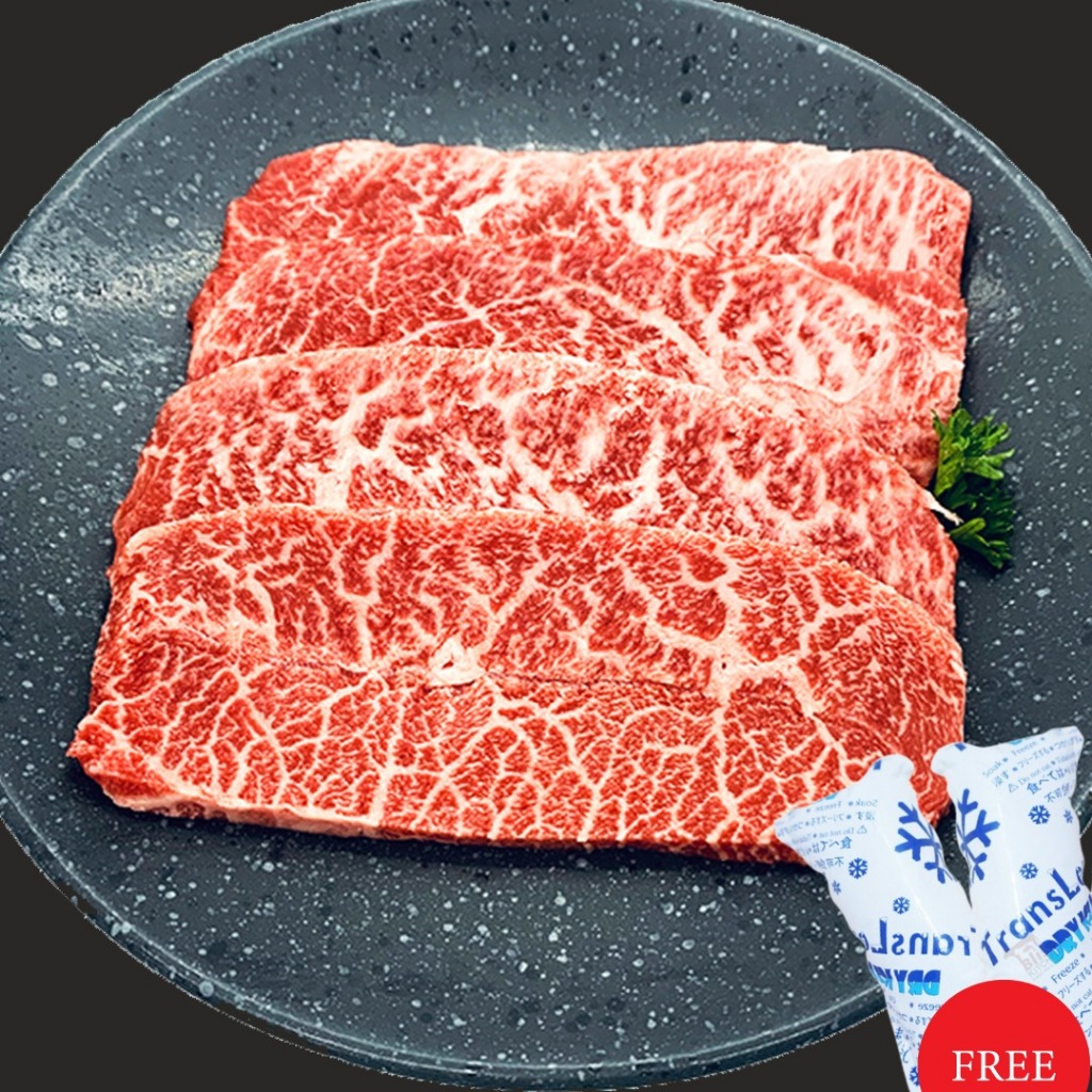 Jual Japanese Wagyu A5 Oyster Blade / A5 Wagyu Misuji Beef Steak 200gr ...
