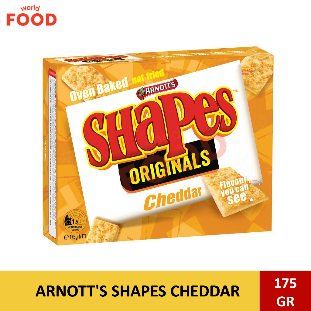 Jual ARNOTT'S SHAPES CHEDDAR 175 GR | Shopee Indonesia Jual ARNOTT'S SHAPES CHEDDAR 175 GR | Shopee Indonesia