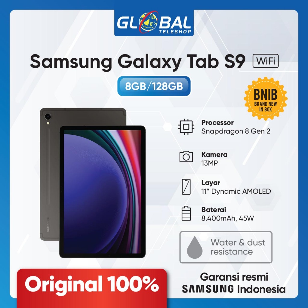 Jual Samsung Galaxy Tab S9 WiFi 8/128GB | Shopee Indonesia