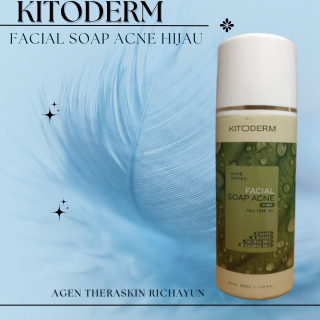 Jual Kitoderm Facial Soap Acne Hijau 100 ML | Shopee Indonesia