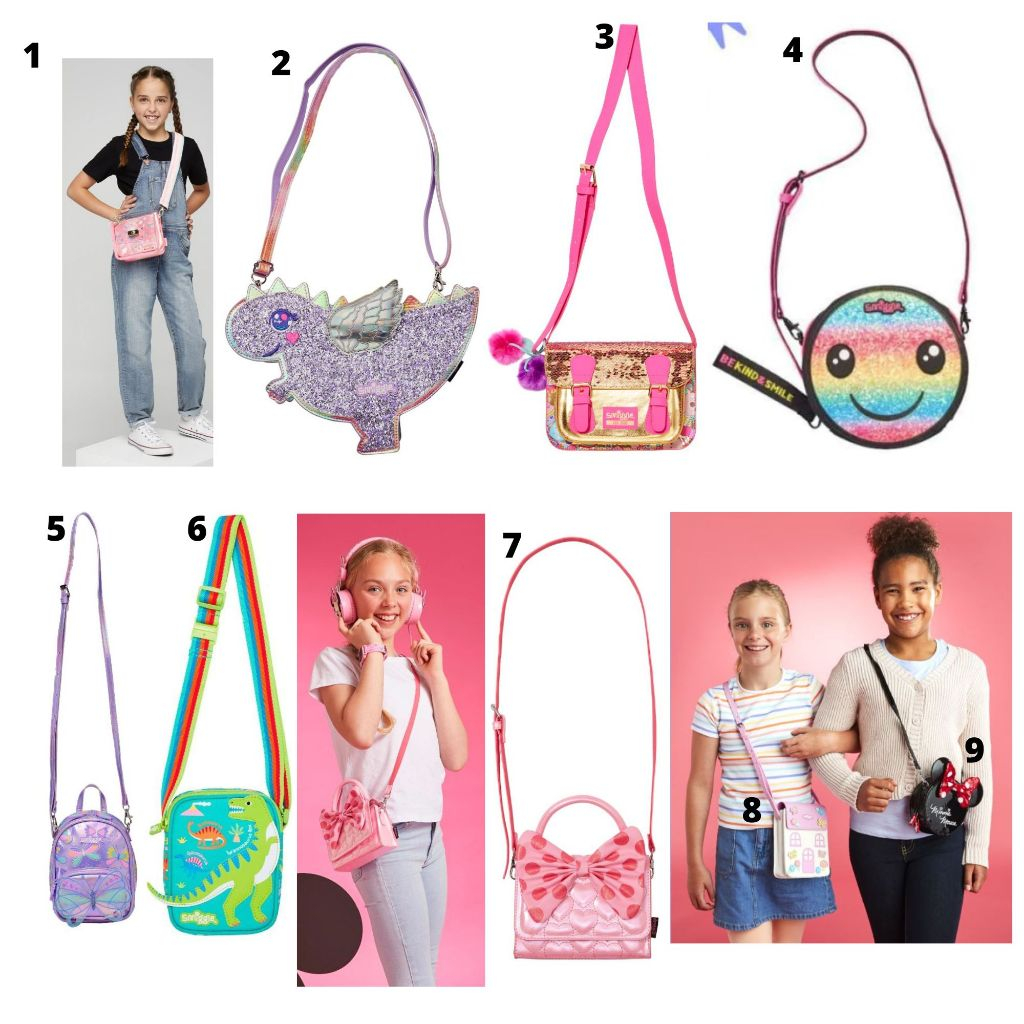 Jual SMIGGLE go girl shop shoulder bag / bliss mini satchel / sky mia ...