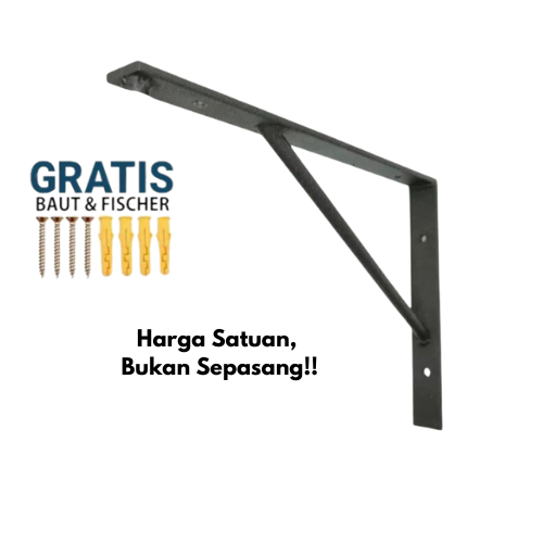 Jual Bracket Besi Rak Dinding Siku Susun Tebal | Shopee Indonesia