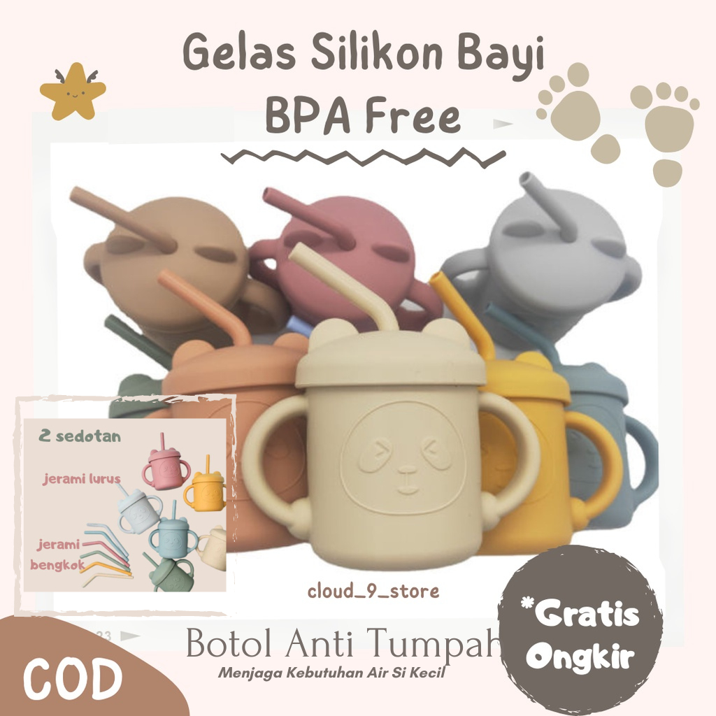 Jual Gelas Silicon Bayi Anti Tumpah (DPT 2 SEDOTAN) BPA FREE Baby Safe ... Jual Gelas Silicon Bayi Anti Tumpah (DPT 2 SEDOTAN) BPA FREE Baby Safe ...
