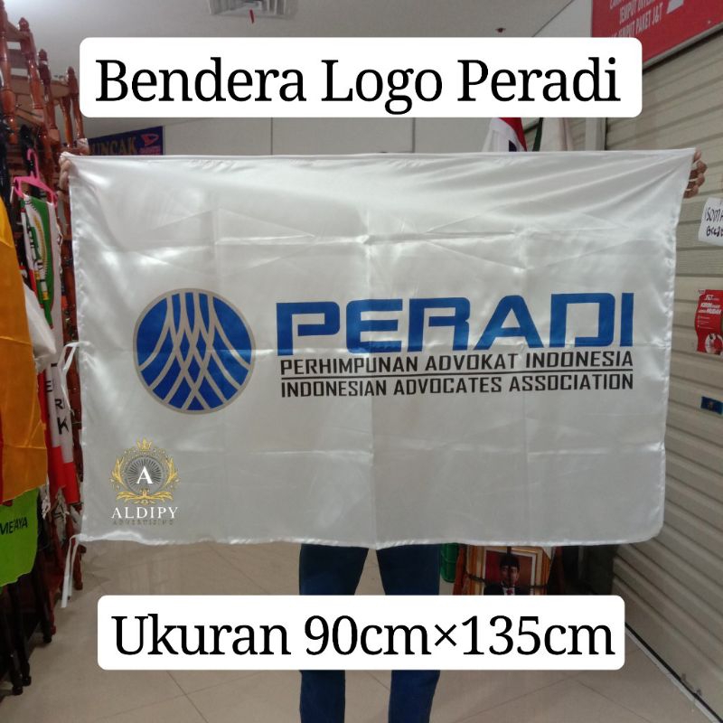 Jual Bendera Peradi Logo Mobil Samping Bahan Satin Logo Sablon Ukuran ...