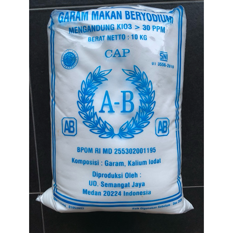 Jual Garam makan beryodium 10kg super halus putih | Shopee Indonesia
