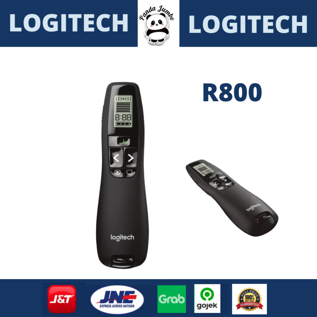 Jual LASER POINTER R800 LOGITECH Pointer Presentasi ORIGINAL (PJ ...