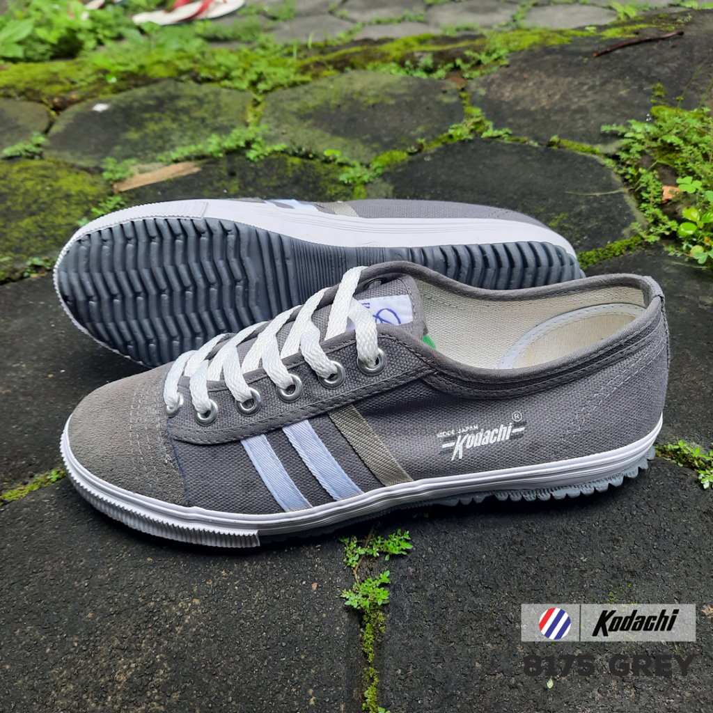 Jual Sepatu Kodachi 8175 Abu-Abu Grey Sneakers Pria Capung Olahraga ...