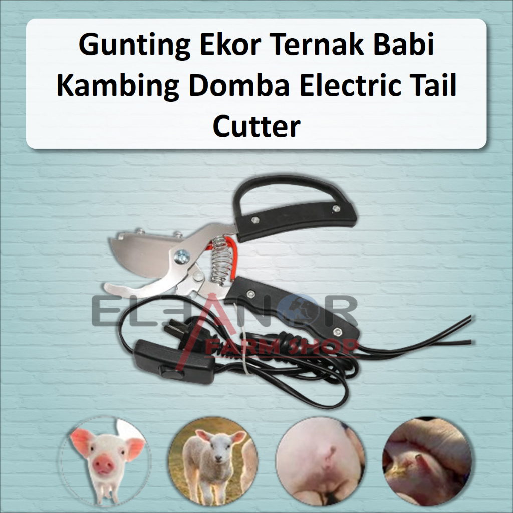 Jual Gunting Ekor Ternak Babi Kambing Domba Electric Tail Cutter | Shopee Indonesia