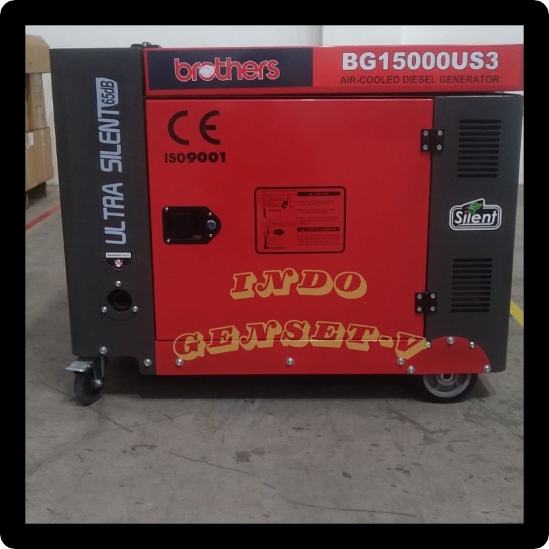Jual GENSET PORTABLE ULTRA SILENT65dB BROTHERS BG15000US3 8000WATT ...