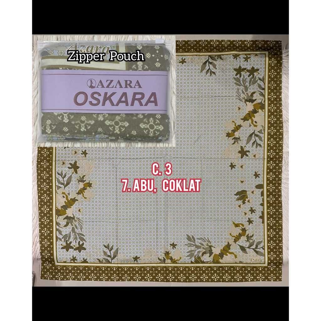 Jual [kemasan Pouch] Oskara Azara Seragaman Motif Pouch Deenay Voal