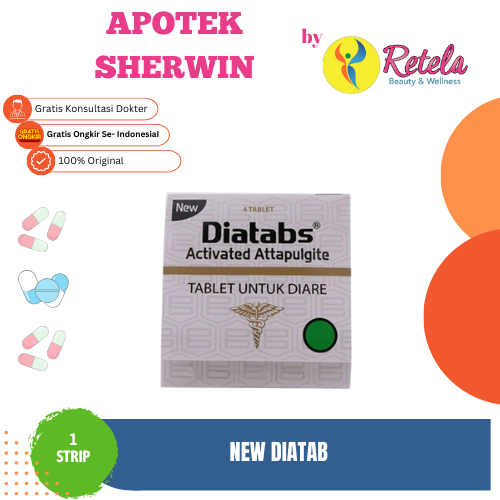 Jual NEW DIATAB 1 STRIPI 4 TABLET | Shopee Indonesia