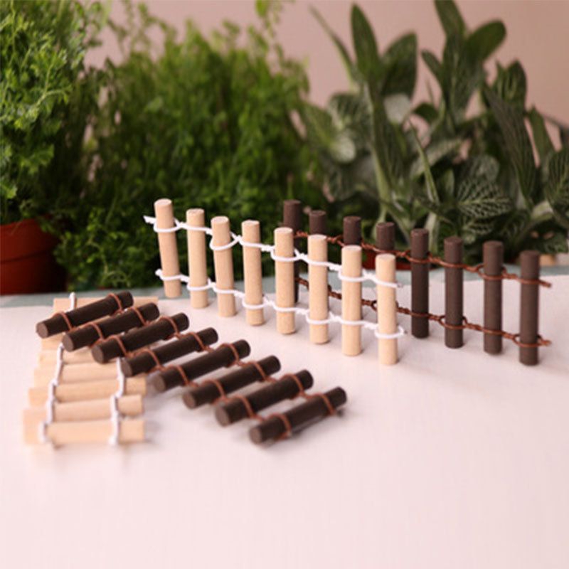 Jual MINIATUR PAGAR KAYU BULAT 9x3CM | Shopee Indonesia
