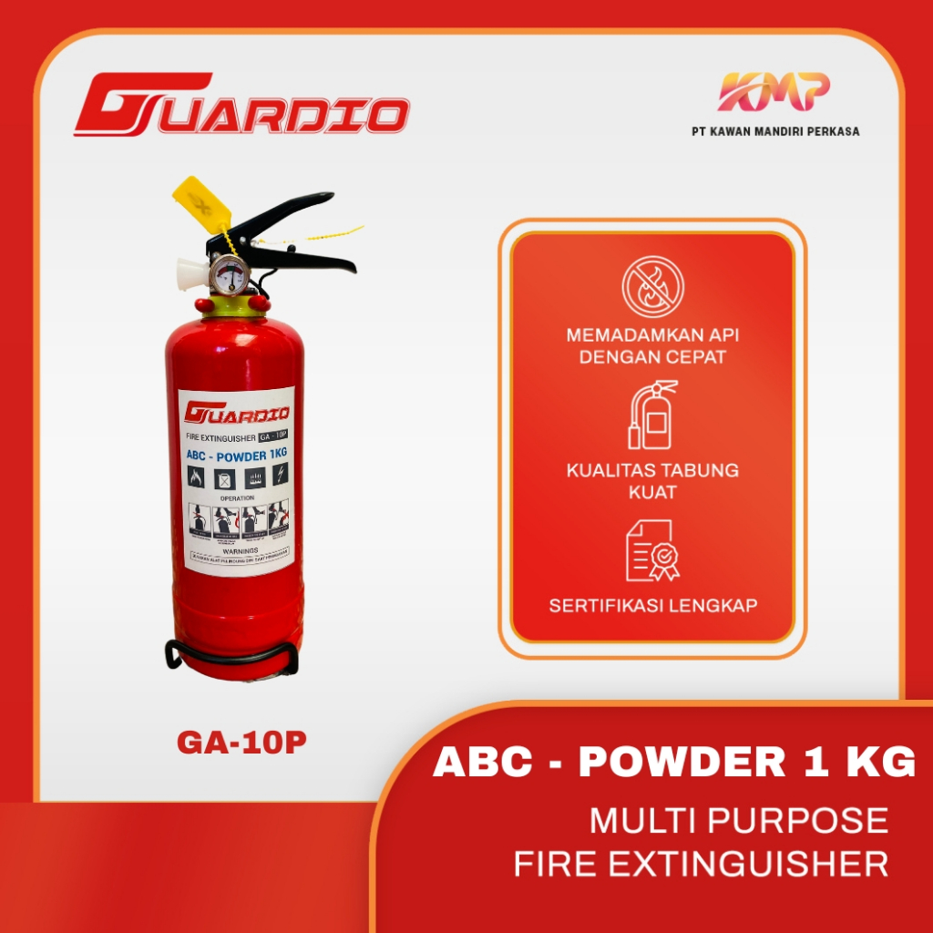 Jual APAR 1KG 90% Powder ABC Guardio Premium | Shopee Indonesia