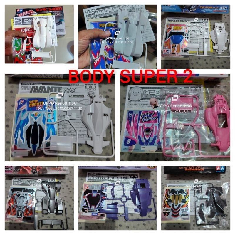 Jual Varian Body Super 2 S2 Original Tamiya | Shopee Indonesia