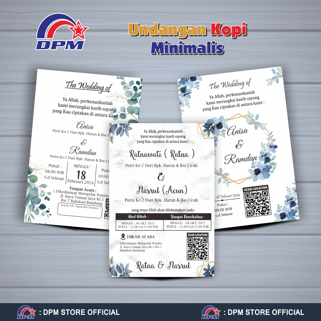 Jual Undangan kopi / Undangan Mini / Undangan Kopi Pernikahan | Shopee ...