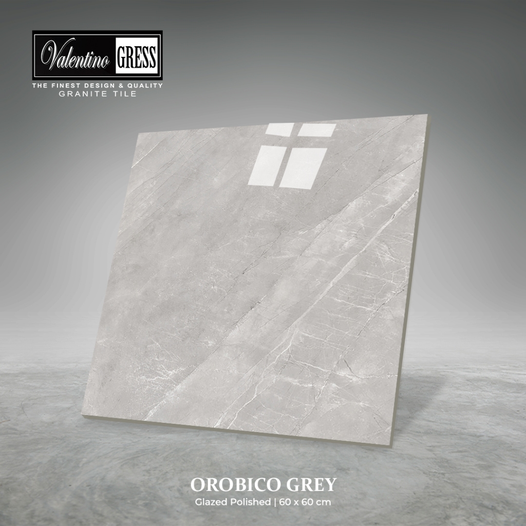 Jual GRANITE VALENTINO GRESS 60X60 CM - OROBICO GREY | Shopee Indonesia