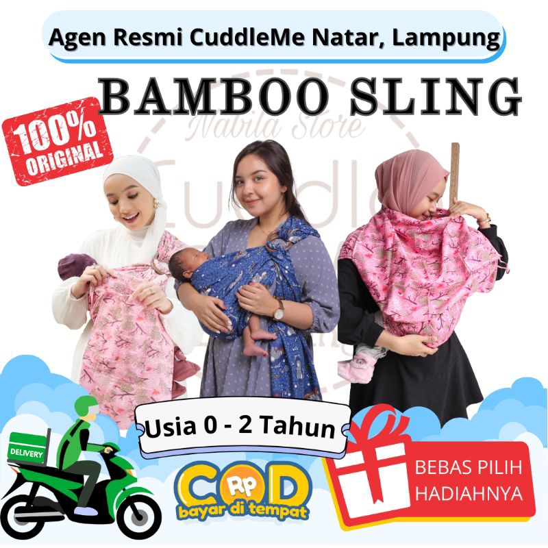 Jual ORI Cuddle Me | CuddleMe Bamboosling Gendongan Bayi Ring Tanpa ...