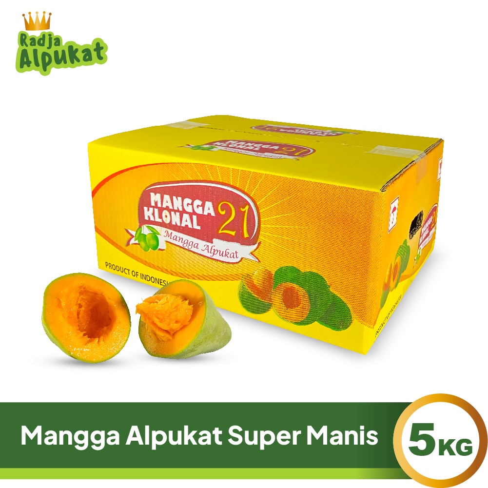 Jual Mangga Alpukat Super Manis - Kemasan Dus 5 KG | Shopee Indonesia