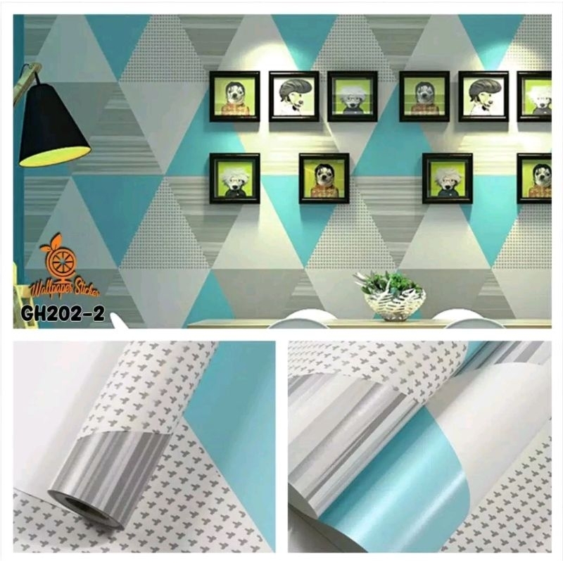 Jual Wallpaper sticker dinding murah ± 8m x 45cm tidak sampai 10m ...