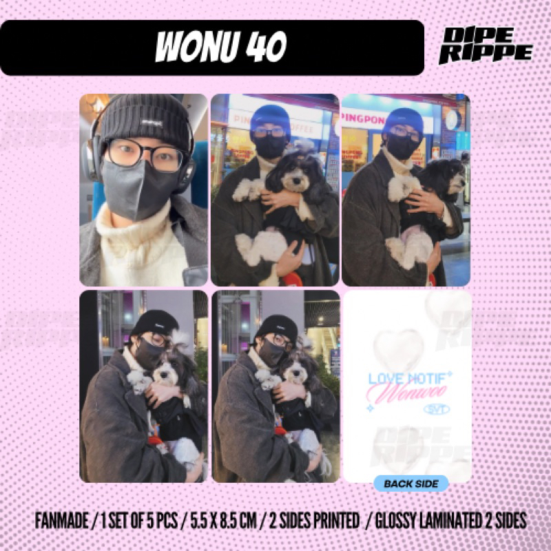 Jual LOVE NOTIF JEON WONWOO WONU SEVENTEEN UPDATE | Shopee Indonesia