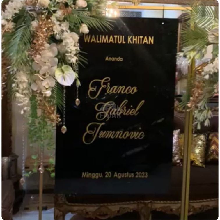 Jual Welcome Sign/ Selamat Datang / stiker cutting / cutting stiker ...