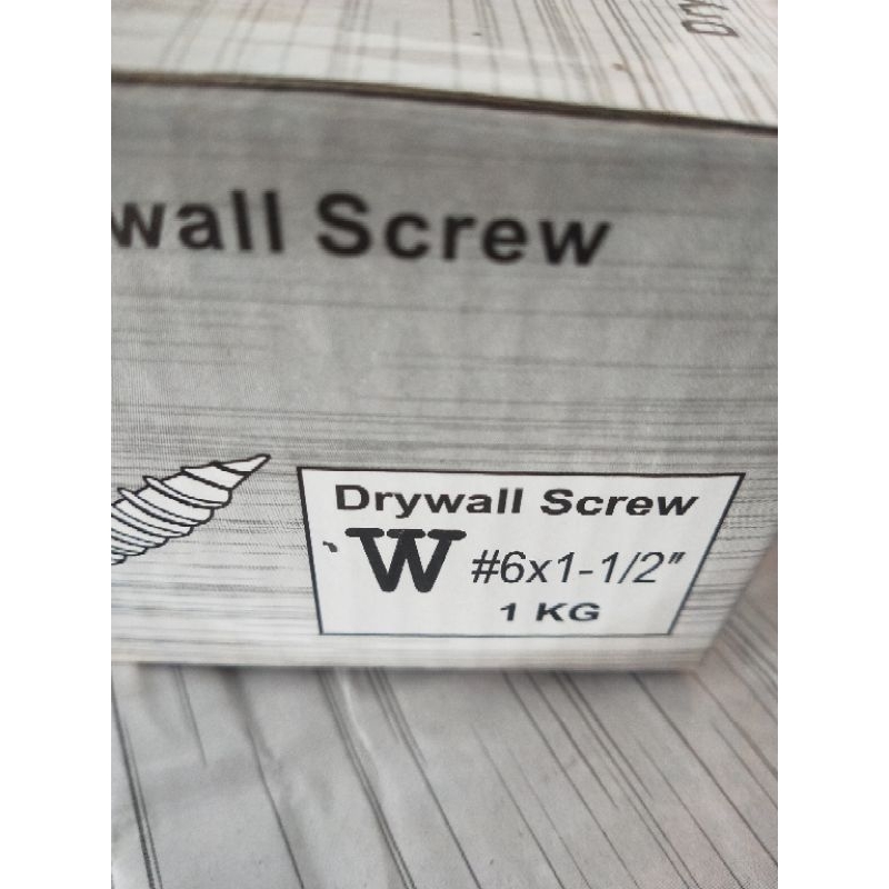 Jual Skrup Drywall W kiloan ukuran 6x 1 1/2", perkotak 1kilogram, skrup ...