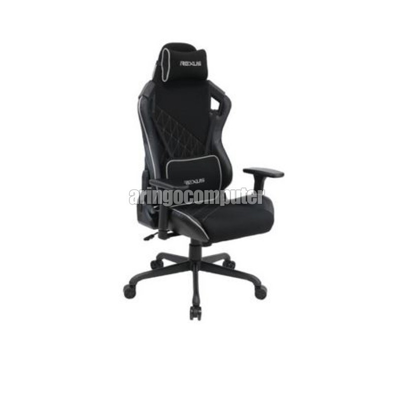 Jual Gaming Chair Rexus RGC-106 BLACK GREY 3D ARMREST | Shopee Indonesia